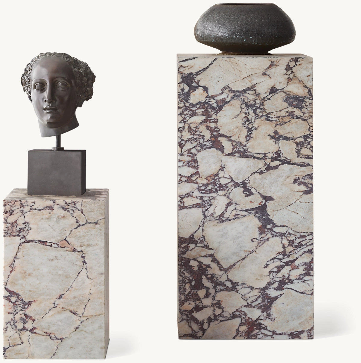 Calacatta Viola Marble Plinth – rhmaker