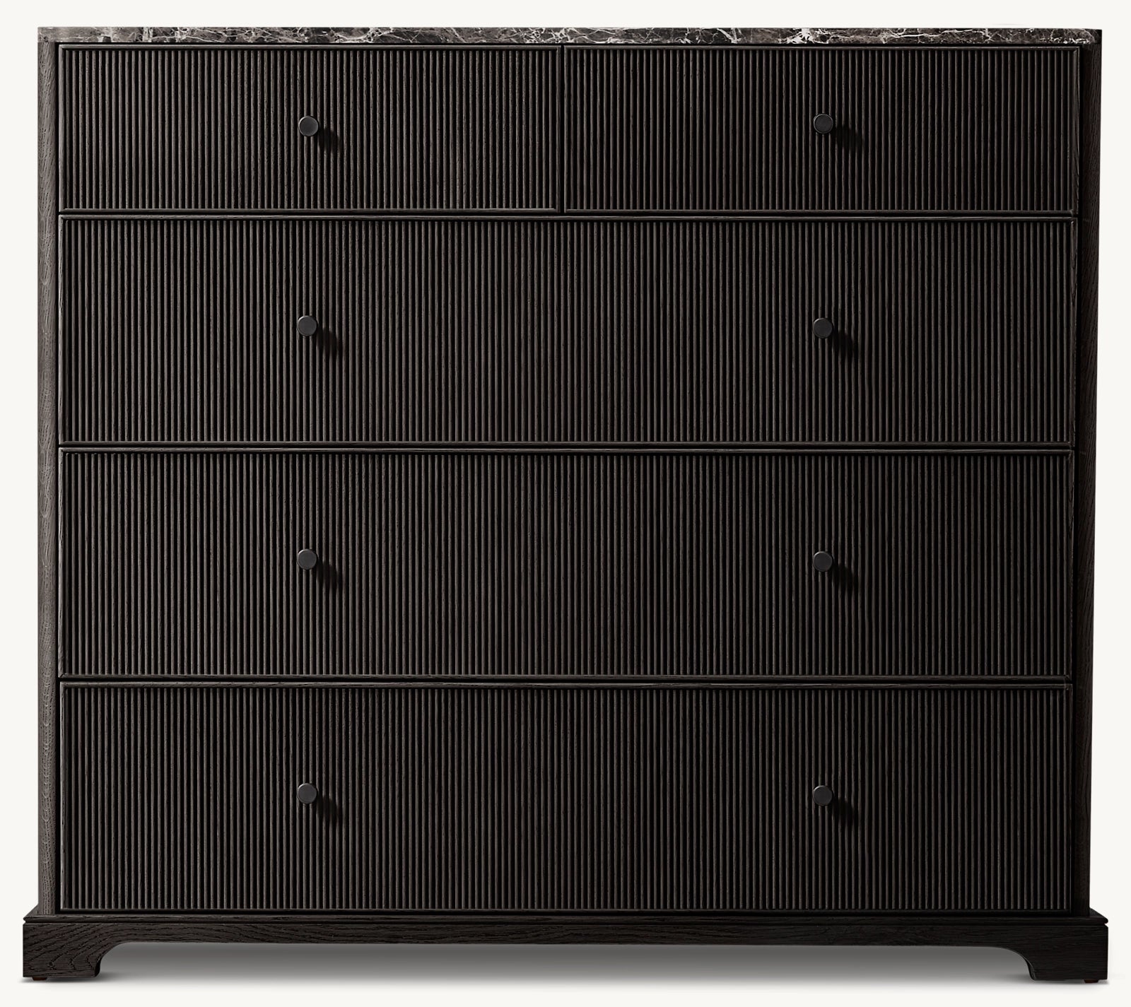Genevieve Stone Reeded 5-Drawer Dresser – rhmaker