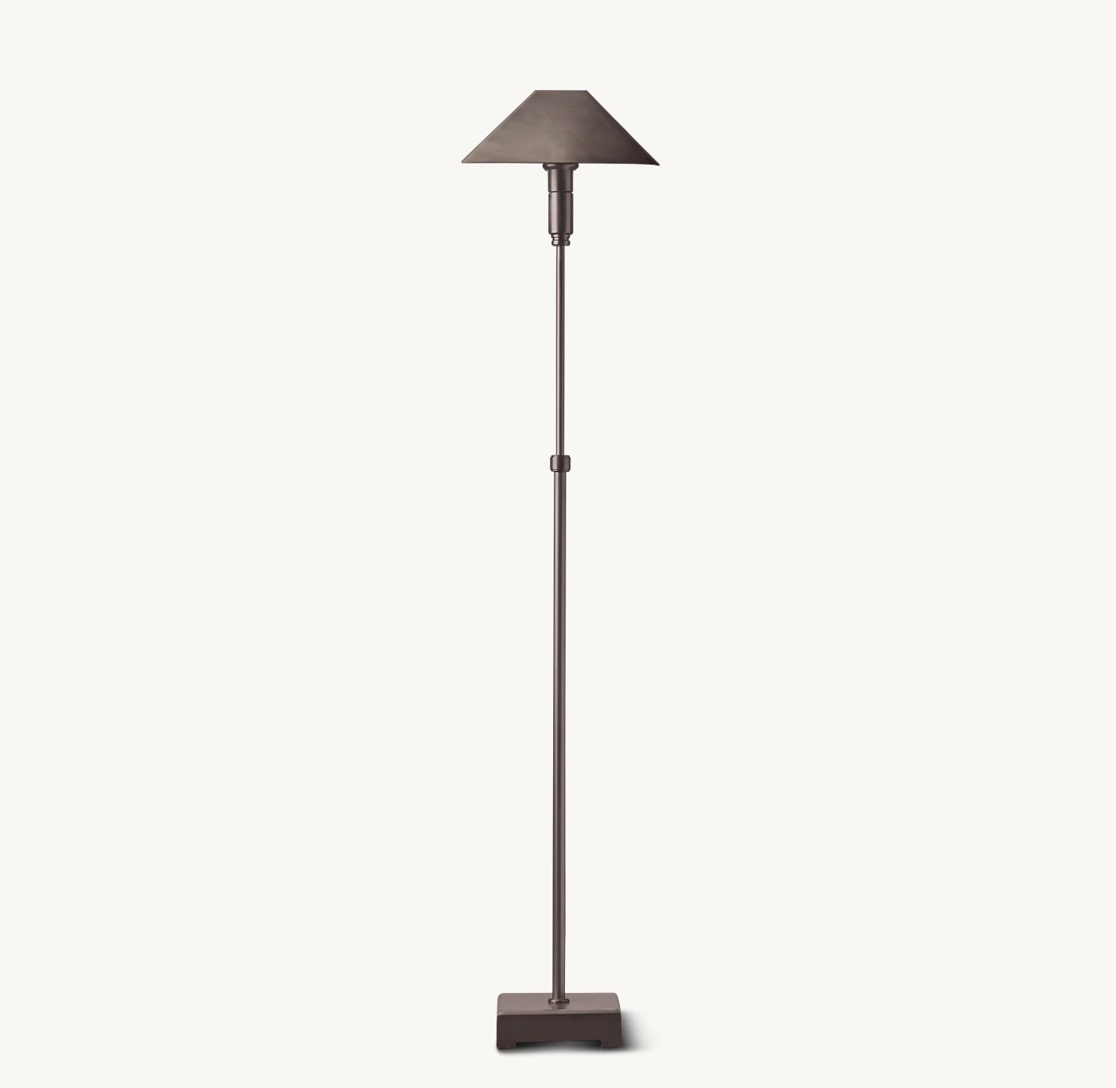Pyramid Metal Shade Telescoping Floor Lamp – rhmaker