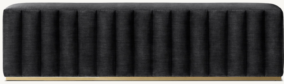 Rex Channel Bench - Metal Base – rhmaker